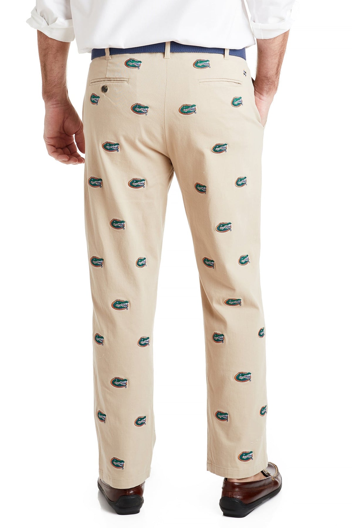 Mens Collegiate Performance Pant Khaki with UF – Castaway Nantucket Island