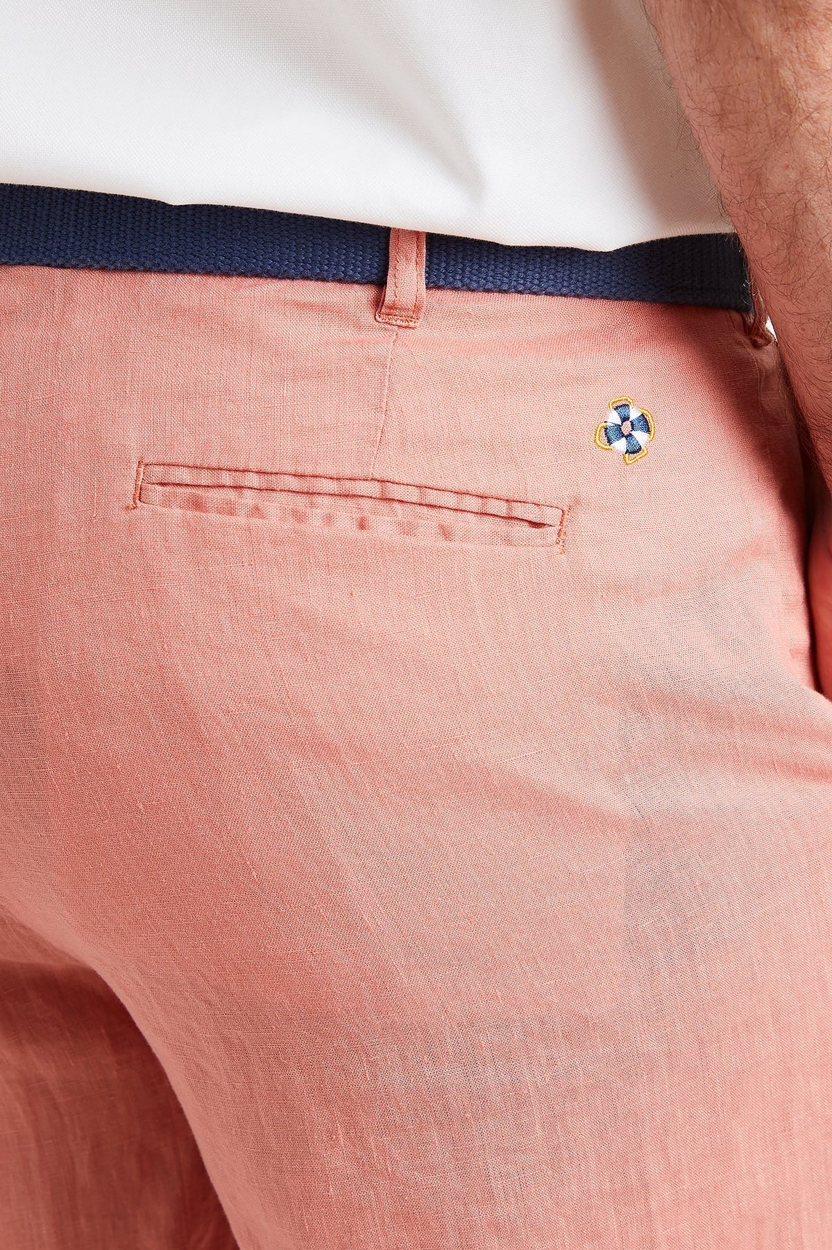 Castaway Mens Short Linen Nantucket Red – Castaway Nantucket Island