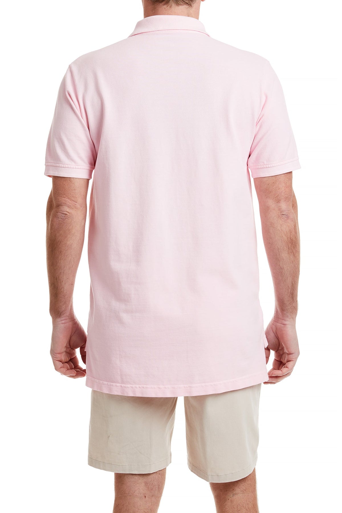 Castaway Mens Onshore Polo Shirt Pink – Castaway Nantucket Island